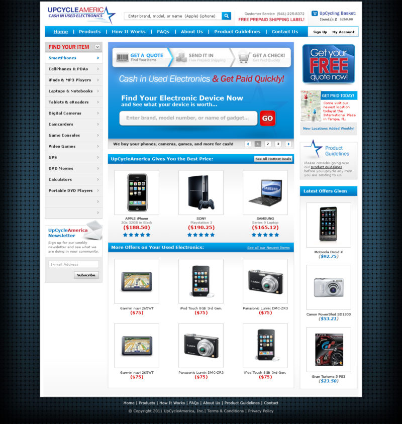 Website Upcycle America – Jonathan Rafert